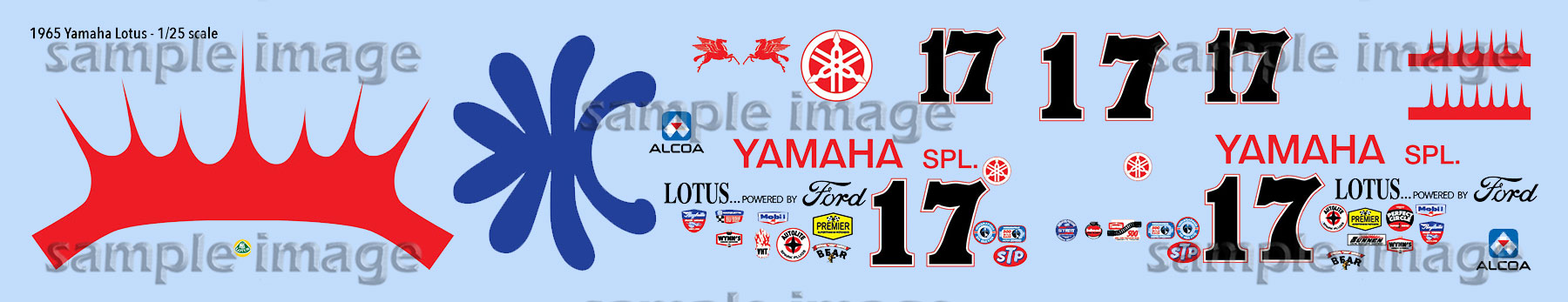 2 new decals for the Lotus 38 - 67 Jim Clark, 65 Dan Gurney | Open ...