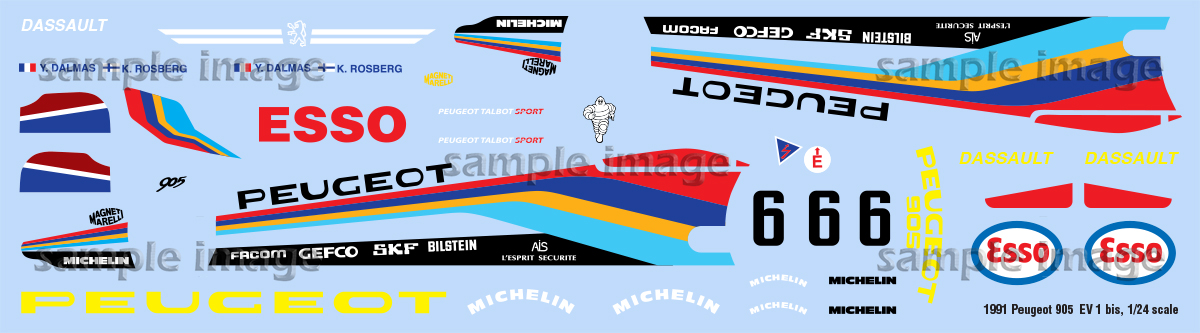 Six for six! 91 Peugeot 905 EV1 bis | Open Wheel Racing Modeling